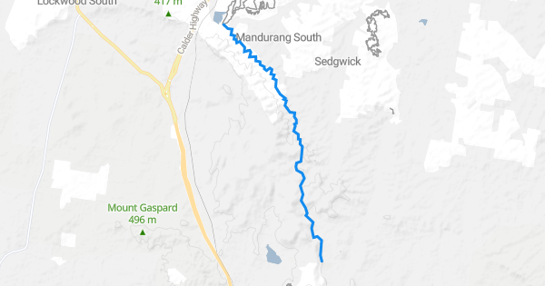 Base of Mt Alexander to Sandhurst Reservoir Mountain Biking Trail