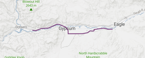 Eagle Valley Paved Rec Path - Eagle to Gypsum Multi Trail - - Colorado