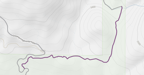 BLM Route Mountain Biking Trail - - Colorado