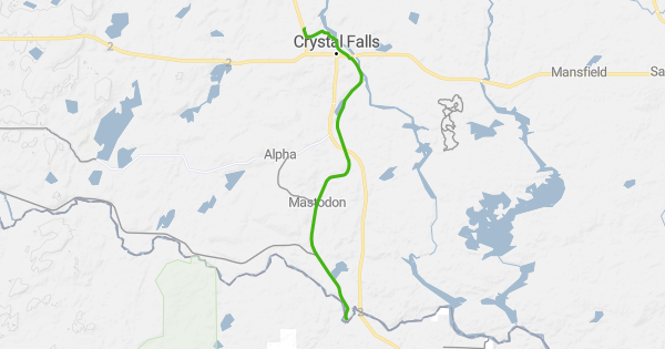 Stateline Route (north - South) Multi Trail - Crystal falls, MI
