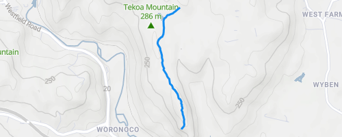 Tekoa Mountain Mountain Biking Trail - Montgomery, MA