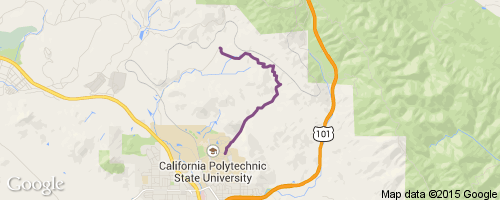 Poly Canyon Road Mountain Biking Trail - San Luis Obispo