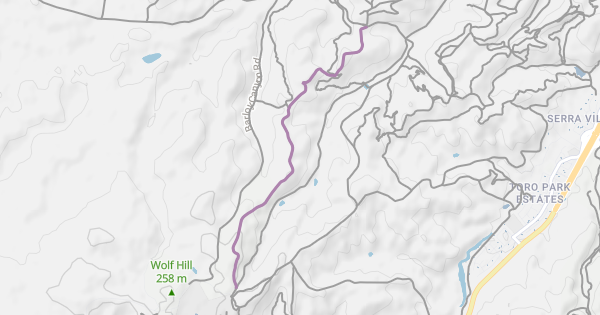 Lookout Ridge Road Mountain Biking Trail - Monterey