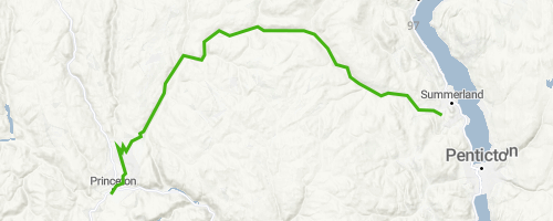 KVR - Summerland to Princeton Mountain Biking Trail