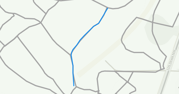 UofA-1 Mountain Biking Trail - Northwest Edmonton, AB