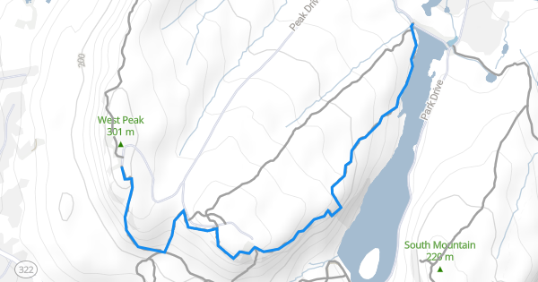 Metacomet Trail / NET sec CT 14 (Castle Craig) Hiking Trail - Meriden