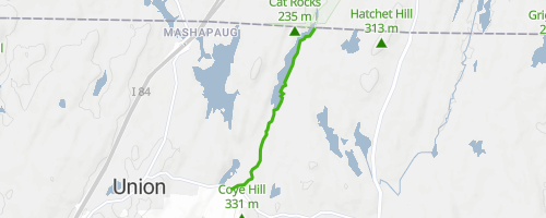 Nipmuck Trail Breakneck Section Hiking Trail - Union