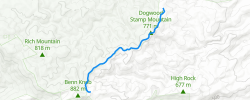 Raven Rock Trail Hiking Trail - Morganton, North Carolina