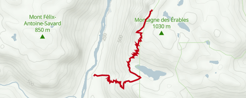 Acropole des Draveurs Hiking Trail - La Malbaie, Quebec