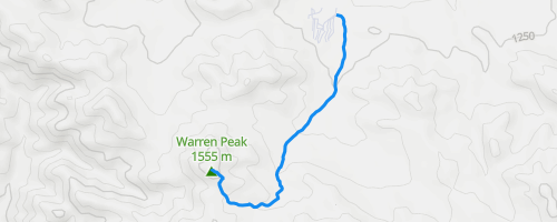 Warren Peak Trail Hiking Trail - Joshua Tree, California