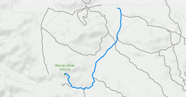 Warren Peak Trail Hiking Trail - Joshua Tree, California