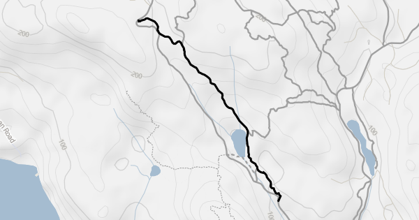 Silk Stockings Mountain Biking Trail - Quadra Island