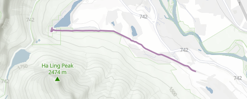 Powerline Track Mountain Biking Trail - Canmore, AB