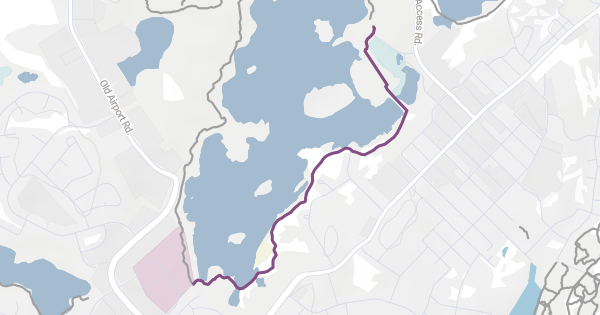 Frame Lake Mountain Biking Trail - Yellowknife, NT