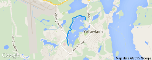 Frame Lake Hiking Trail Mountain Biking Trail - Yellowknife, NT