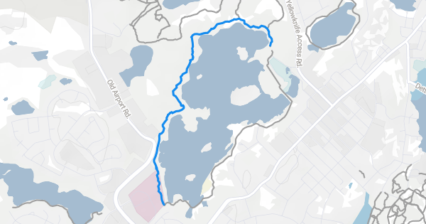 Frame Lake Hiking Trail Mountain Biking Trail - Yellowknife, NT