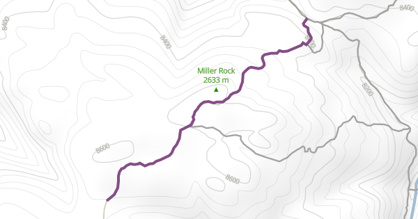 Miller Rock Spur Road Mountain Biking Trail - Jamestown
