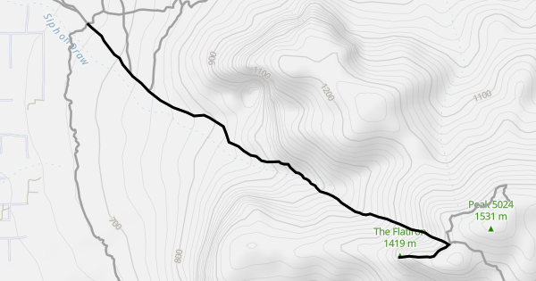 Siphon Draw Trail Hiking Trail - Apache Junction, Arizona
