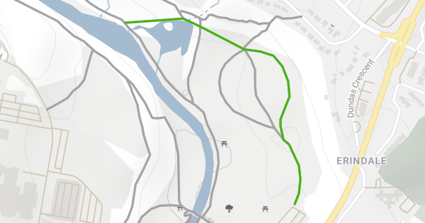 Culham Trail Erindale Park Mountain Biking Trail - Mississauga