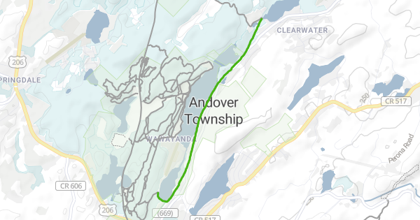 Limecrest Railroad bed Multi Trail - Andover, New Jersey