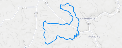 Zaleski Backpacking Trail North Loop Hiking Trail - Zaleski, OH