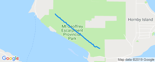 Outer Ridge Mountain Biking Trail - Hornby Island, BC