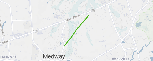 Medway Railbed East Hiking Trail - Medway, MA