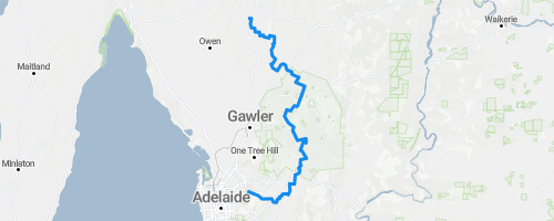 Mawson Trail Section 1 Mountain Biking Trail