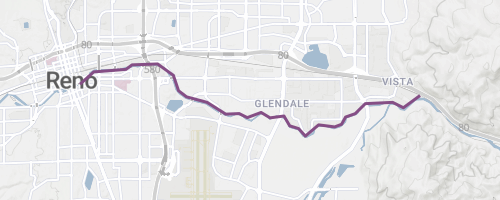 Tahoe-Pyramid Bikeway Reno Segment Mountain Biking Trail - Reno