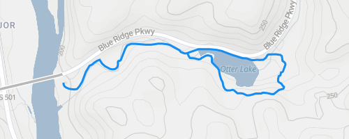 Otter Lake Loop Trail Hiking Trail - Sherando, Virginia