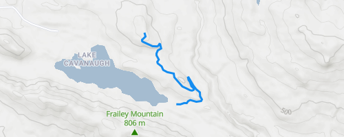 Lake Cavanaugh view ride Mountain Biking Trail - Arlington, WA