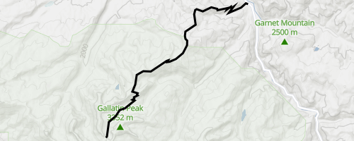 Indian Ridge Hiking Trail - Big Sky, Montana