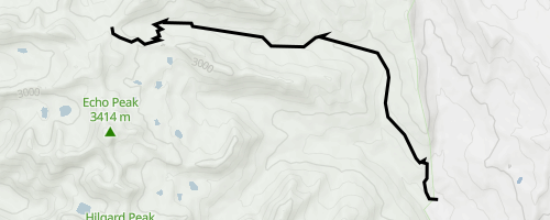 Sentinel Creek Hiking Trail - Big Sky, Montana