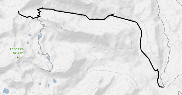 Sentinel Creek Hiking Trail - Big Sky, Montana