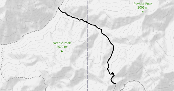 Dry Canyon Hiking Trail - Swan Valley, Idaho