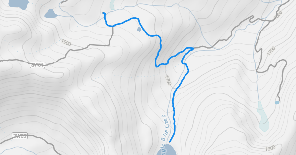 Tangle Blue Lake Hiking Trail - Trinity Center, CA