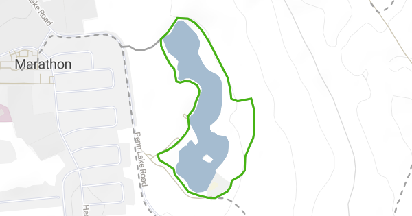 Penn Lake Park Trail Hiking Trail - Marathon, Ontario