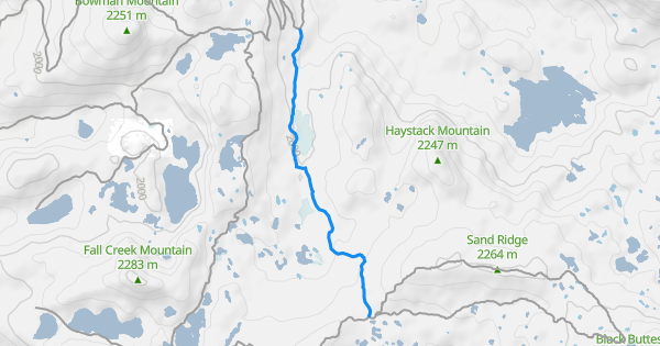 Grouse Ridge Trail: Sand Ridge to Lindsay Lake Mountain Biking Trail ...