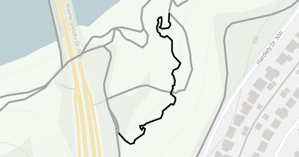 Kessel Run Mountain Biking Trail - Northwest Edmonton