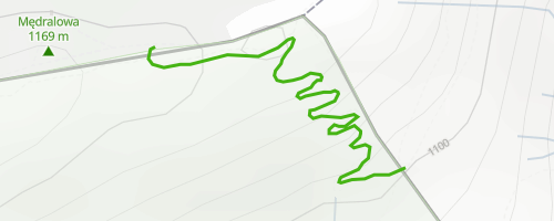 Modralová (Mędralowa) Mountain Biking Trail