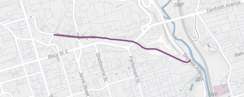 Rosedale Valley Trail Multi Trail - Toronto, Ontario