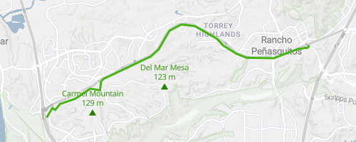 Highway 56 Bike Path Mountain Biking Trail - San Diego