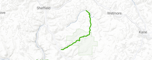 North Country Trail (Cherry Run) Hiking Trail - Marienville