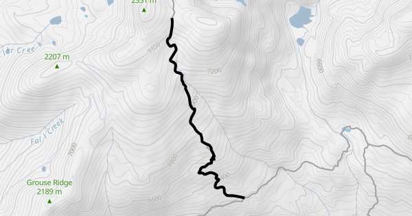Grouse Ridge Trail (Lookout to Blue Lake Trail) Multi Trail - Nevada City
