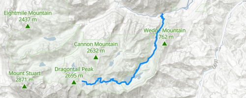 Snow Lakes Trail Hiking Trail - Leavenworth, Washington