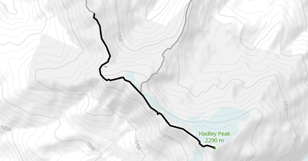 Hadley Peak Route Hiking Trail - Glacier, Washington