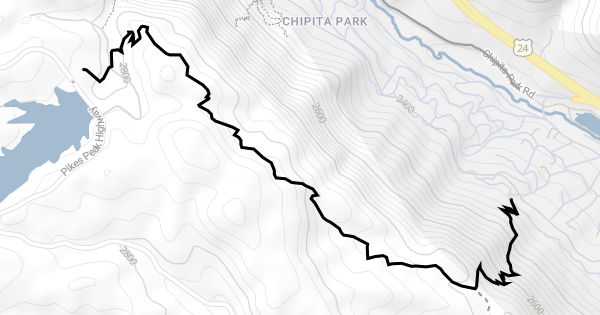 Mount Esther Trail #754 Mountain Biking Trail - Woodland Park