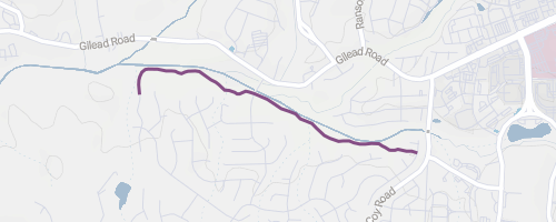 Torrence Creek Greenway Mountain Biking Trail - Huntersville, NC