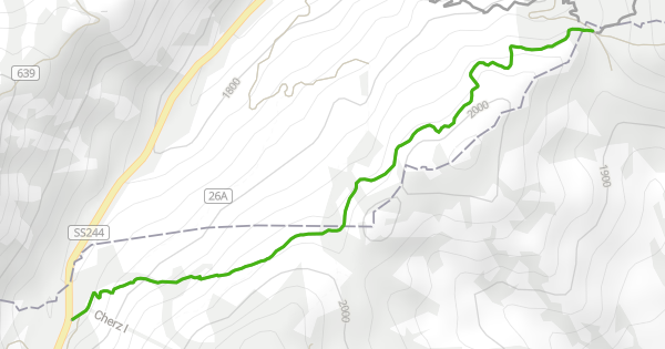 Campolongo Trail Mountain Biking Trail - Corvara