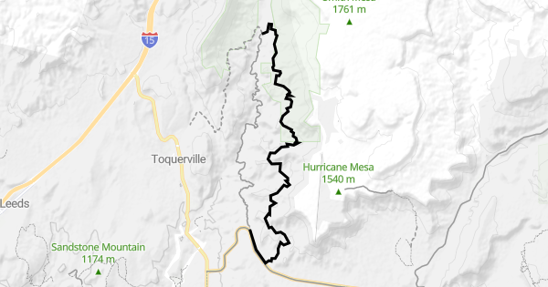 Toquerville Twister Dirtbiking Trail - Hurricane, Utah